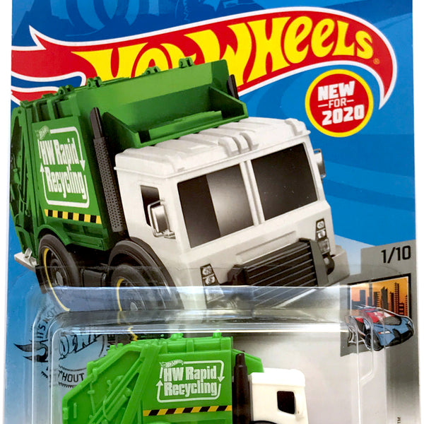 Garbage Truck Mattel Hot Wheels HW Metro Series Total Disposal Kids Toy ...